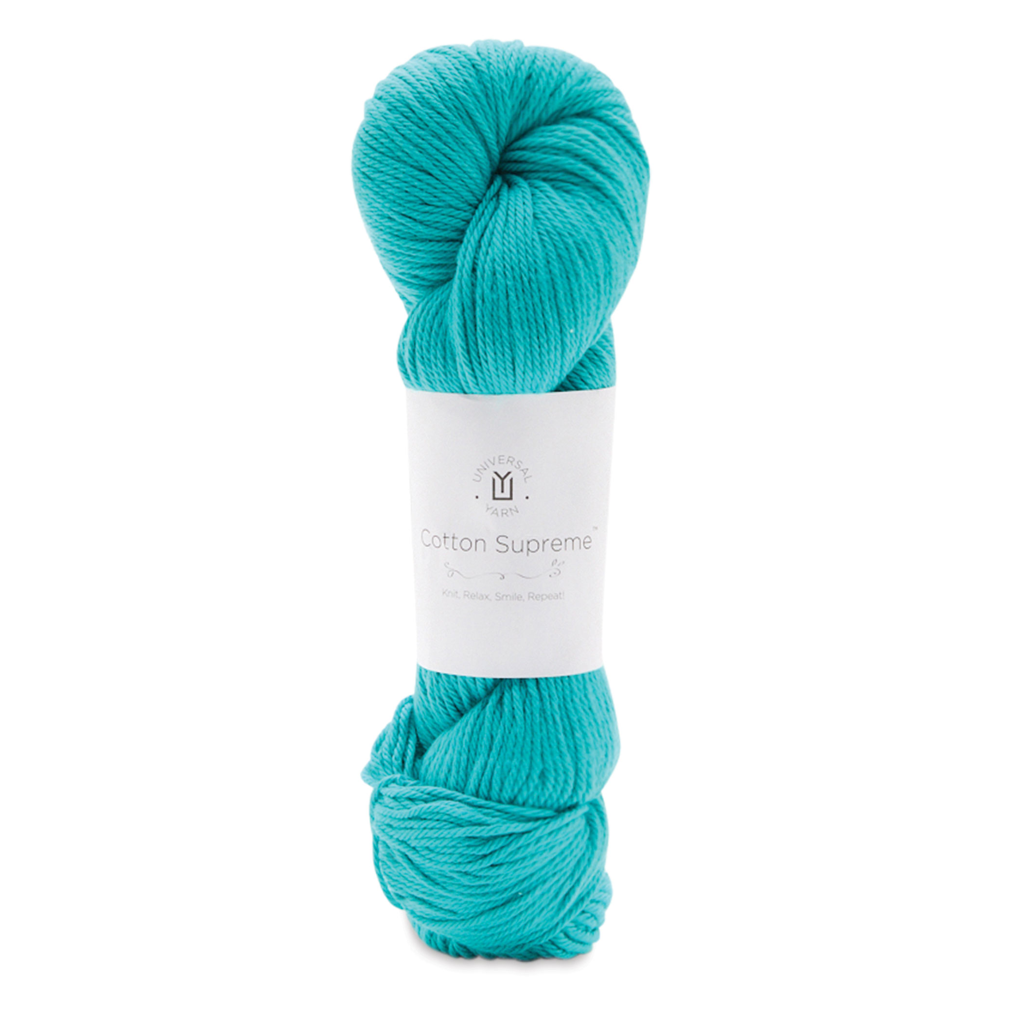 Universal Yarn Cotton Supreme - Turquoise, 180 yds | BLICK Art Materials