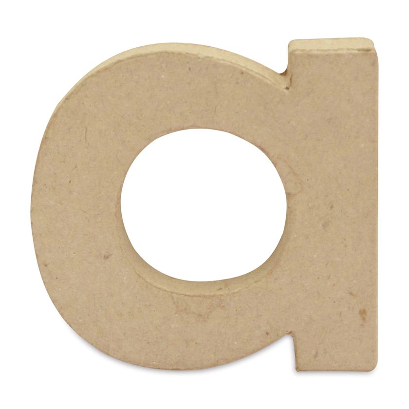 DecoPatch Paper Mache Small Kraft Letters | BLICK Art Materials