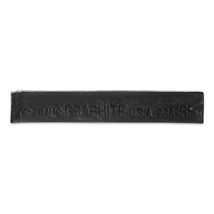 General's Wide Compressed Graphite Stick - 6B | BLICK Art Materials