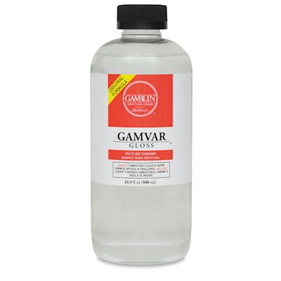 Gamblin Gamvar Gloss Varnish - 16.9 oz bottle | BLICK Art Materials