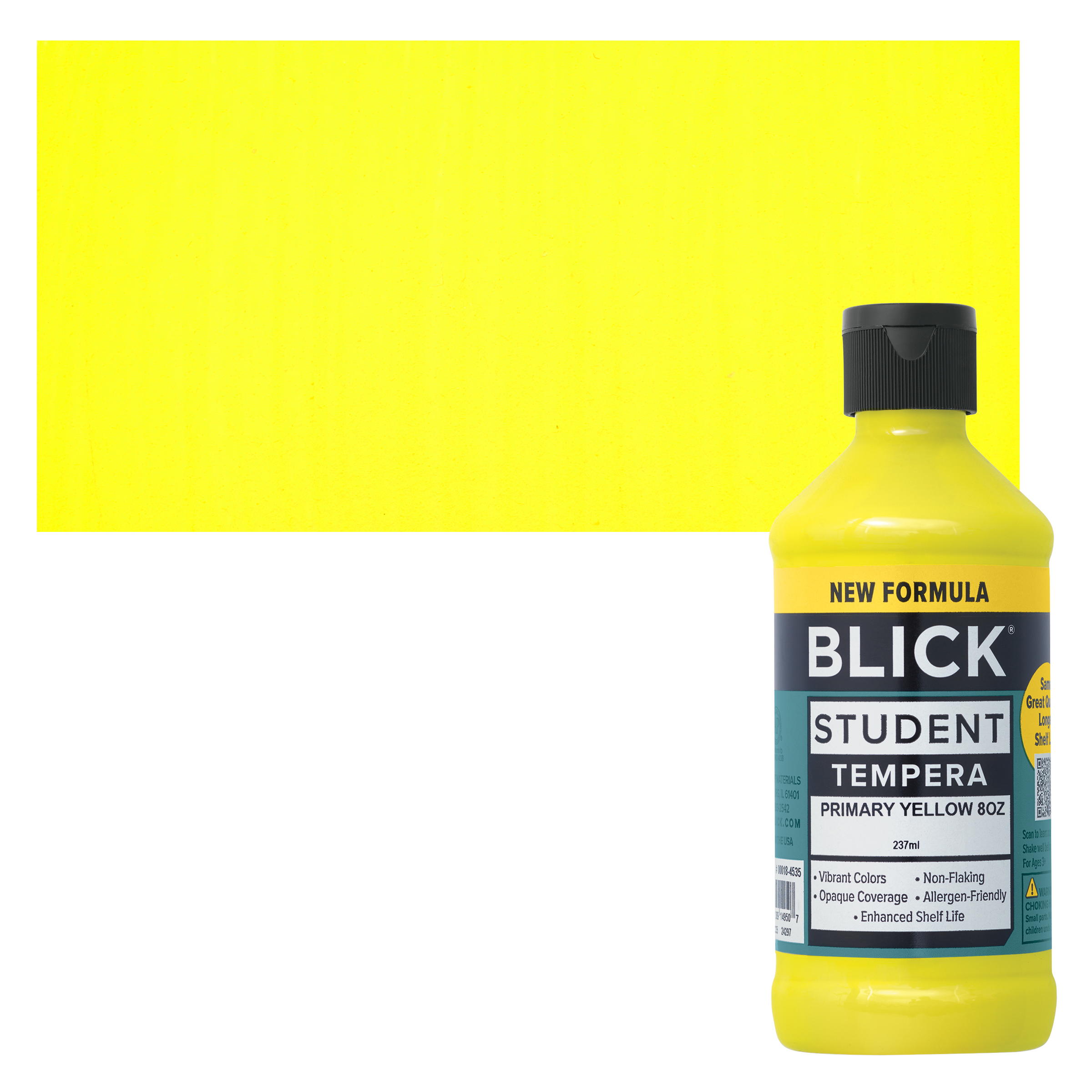 Blick Student Tempera Paint - Primary Yellow, 8 oz bottle | BLICK Art ...