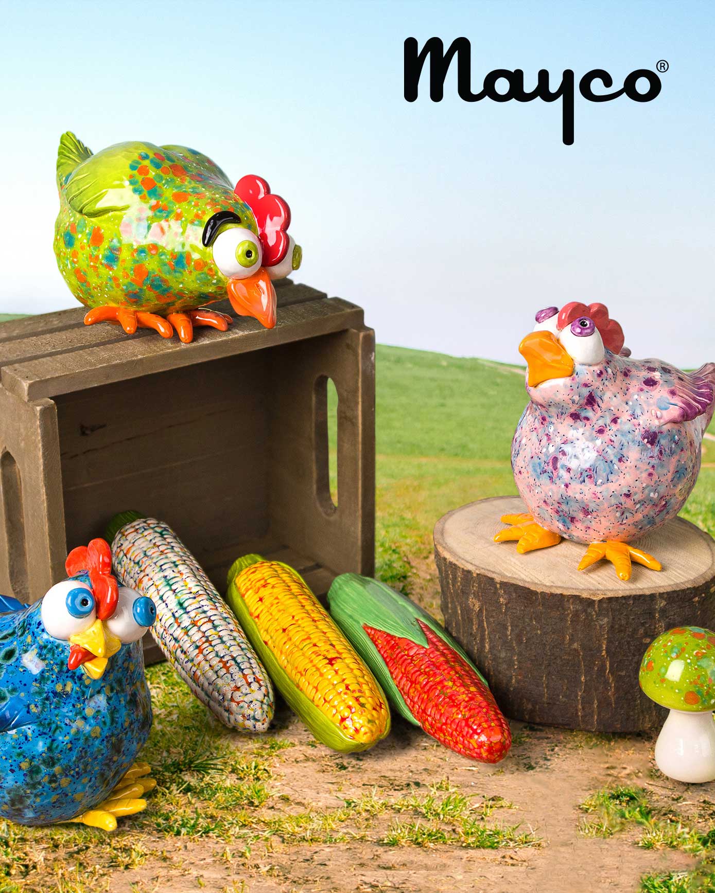 Create Whimsical Chickens with Mayco Glazes | BLICK Art Materials