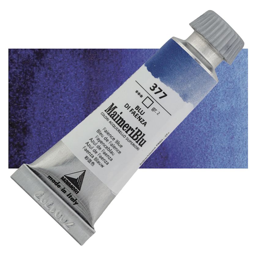 Maimeri Blu Artist Watercolor - Faience Blue, 12 ml Tube | BLICK Art ...