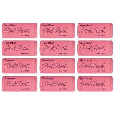 Pink Pearl Eraser - Large, Box of 12| Utrecht Art Supplies