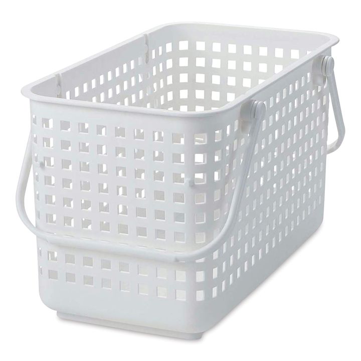 Like-It Modular Storage Basket - White, Medium | BLICK Art Materials