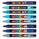 Posca Paint Markers - Set of 8, Cool Tone Colors, Medium Tip, 2.5 mm ...