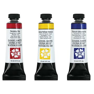 Daniel Smith Extra Fine Watercolor - Primary, Set of 3, 15 ml Tubes ...