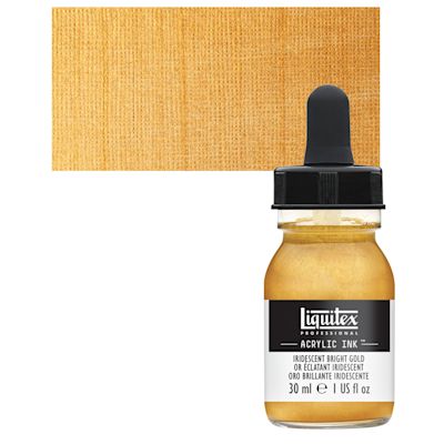 Liquitex Professional Acrylic Ink - 30 ml, Iridescent Bright Gold ...