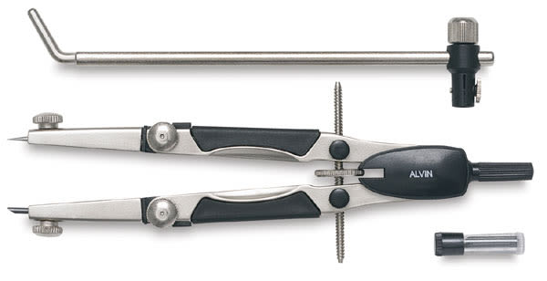 Alvin Speed Bow Compass with Beam | BLICK Art Materials