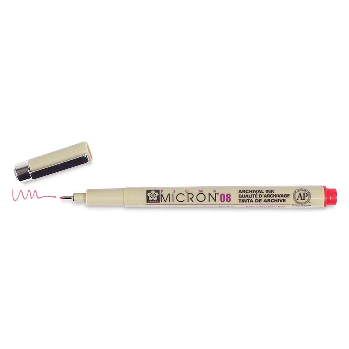 Sakura Pigma Micron Pen - Red, 08 | BLICK Art Materials