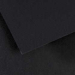 Canson Mi-Teintes Drawing Paper - 8-1/2'' x 11'', Black, 25 Sheets ...