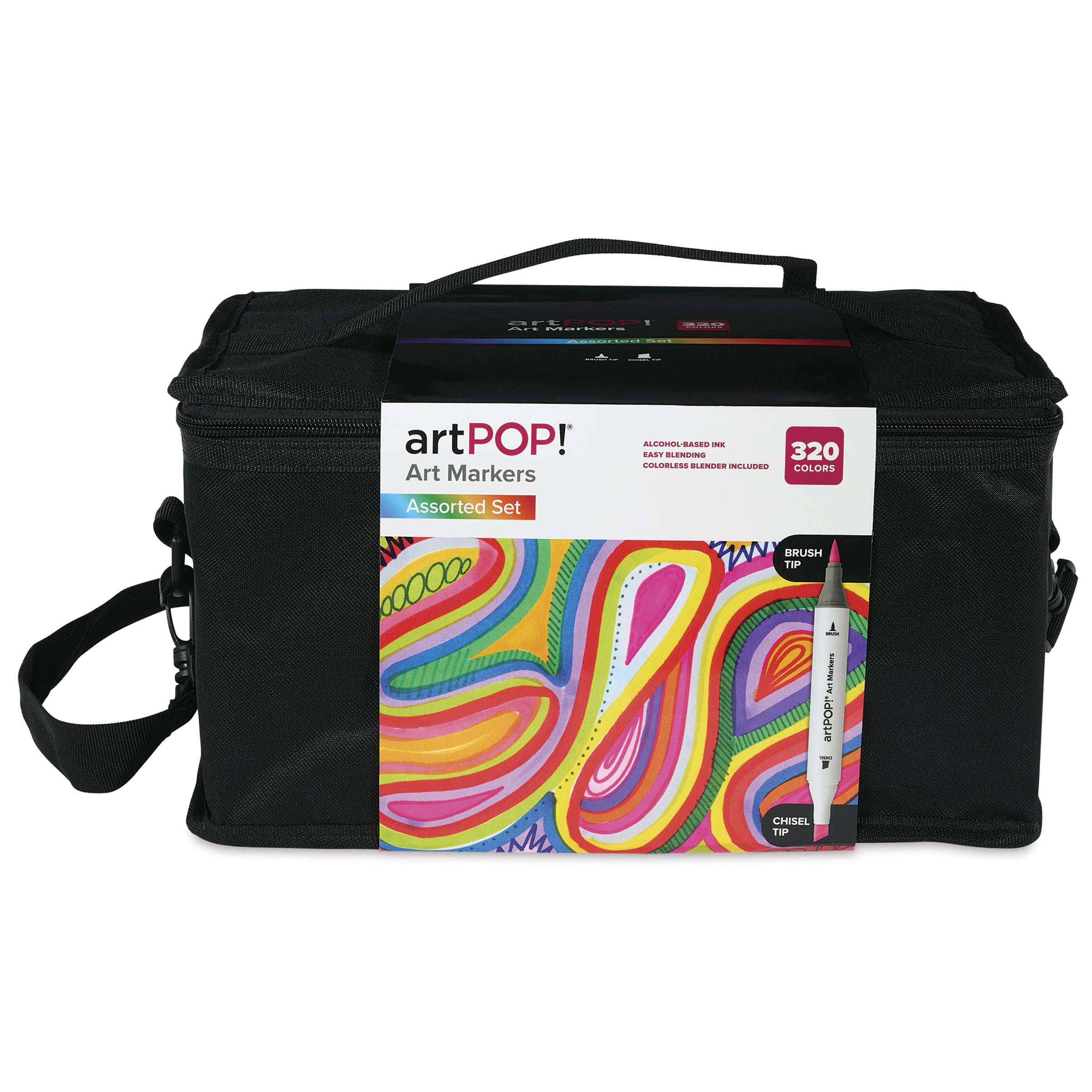 artPOP! Chisel and Brush Dual Tip Alcohol Marker Set - Set of 321 ...