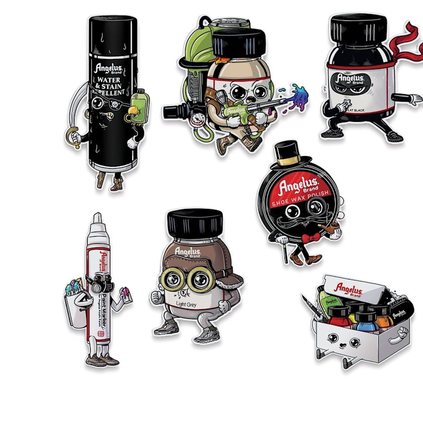 Angelus Sticker Pack - AlexMDC #2, Set of 7 | BLICK Art Materials