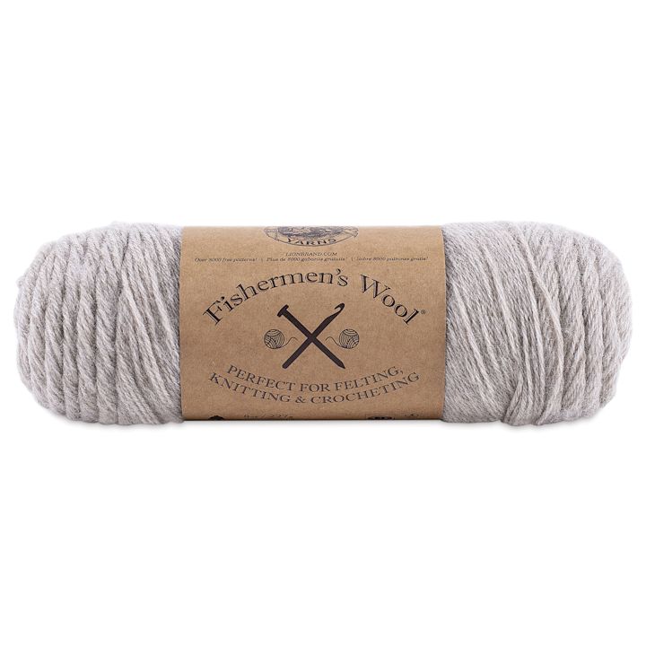 Lion Brand Fishermen's Wool Yarn - Oatmeal, 465 yds | BLICK Art Materials
