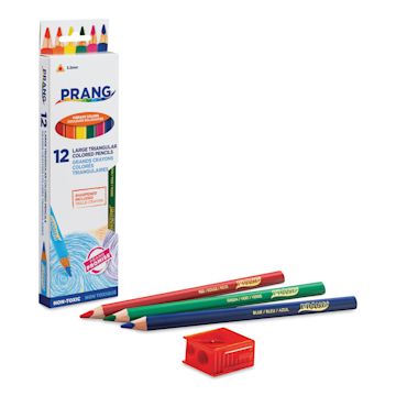 Prang Large Triangular Colored Pencil Set | BLICK Art Materials