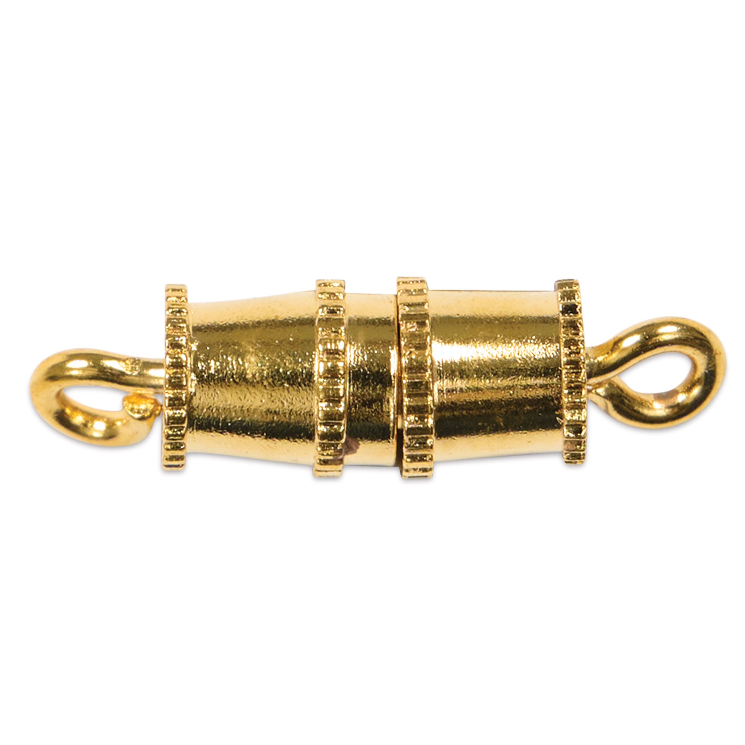 Beadalon Barrel Clasps - Gold, Pkg of 8 | BLICK Art Materials