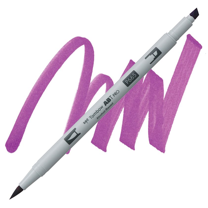 Tombow ABT Pro Alcohol Marker - Purple, P665| Utrecht Art Supplies