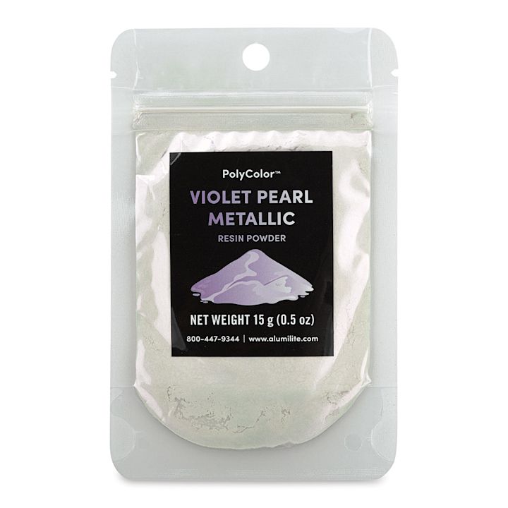 PolyColor Resin Pigment Powder - Violet Pearl Metallic, 15 g | BLICK ...