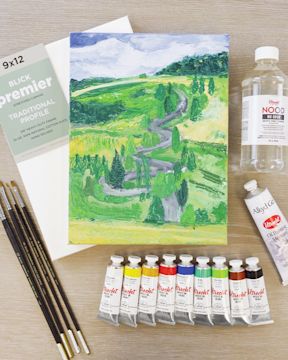 How to Paint a Textured Landscape with Oils