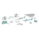 Djeco Color Assemble Play 3D Model Craft Kit - Sea Life | BLICK Art Materials