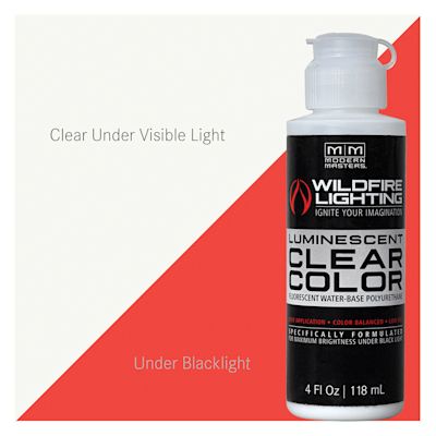 Wildfire Invisible Clear Color Luminescent Polyurethane Paint - Red ...