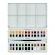 Daler-Rowney Aquafine Watercolors - Set of 48 Studio, Assorted Colors ...