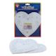 Hygloss Paper Doilies - White, Heart, 6", Pkg of 36 | BLICK Art Materials