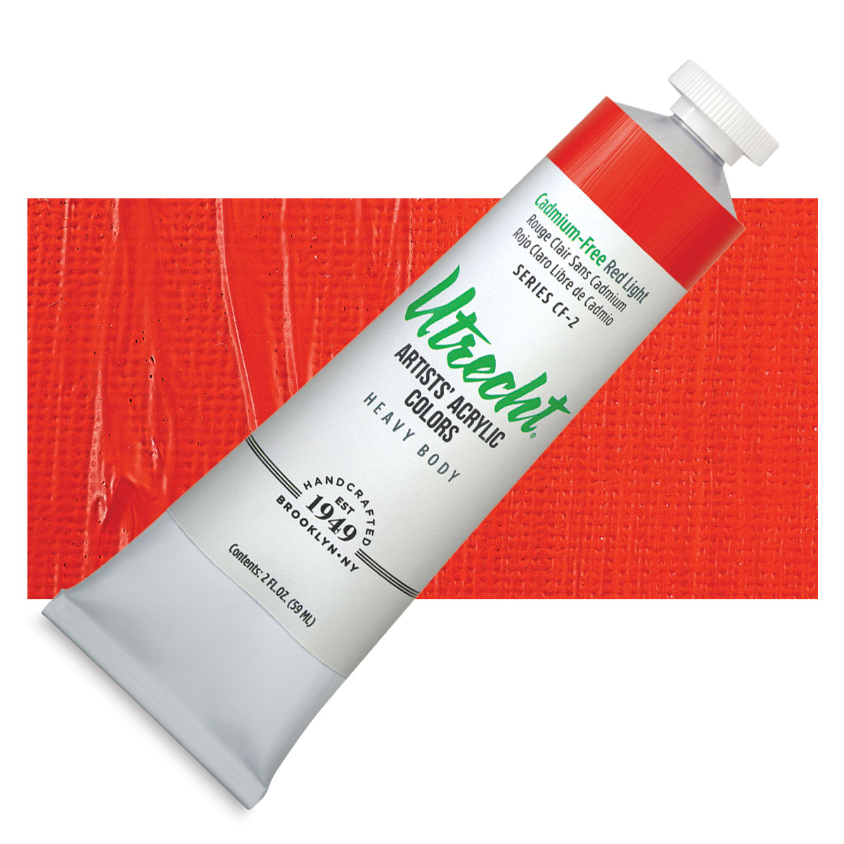 Utrecht Artists' Acrylic Colors - Cadmium-Free Red Light | BLICK Art ...