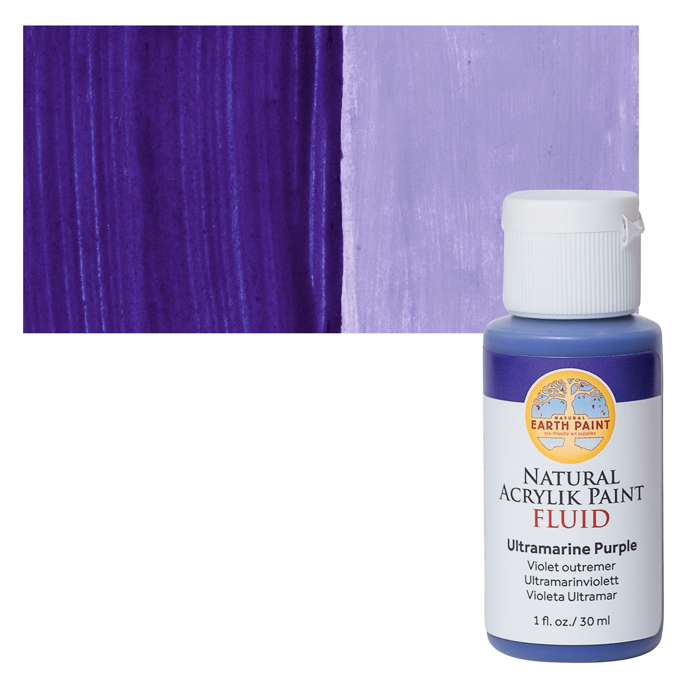 Natural Earth Paint Natural Fluid Acrylik Paint - Ultramarine Purple ...
