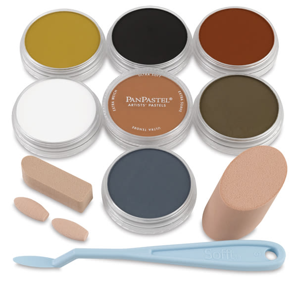 PanPastel Artists’ Painting Pastels Set - Sketch & Tone Colors, Set of ...