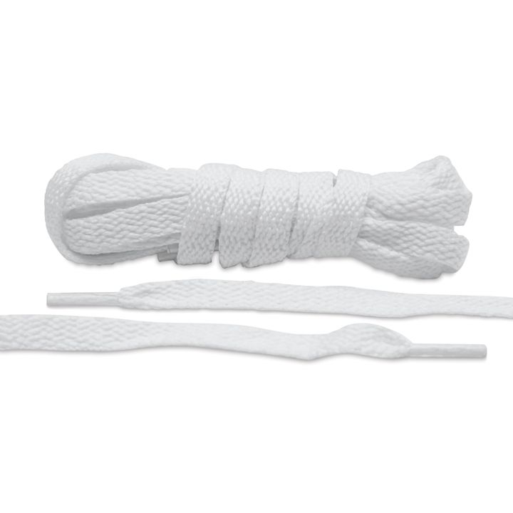Angelus Lace Lab Flat Colored Shoe Laces - White, 45" Long | BLICK Art ...