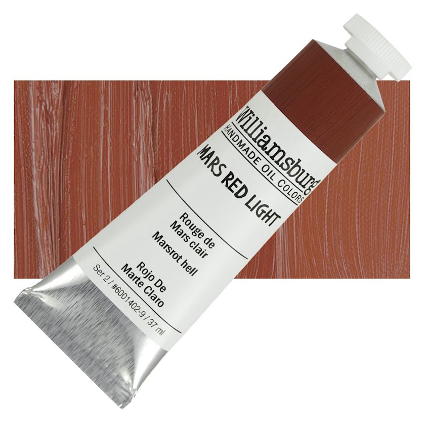 Williamsburg Handmade Oil Paint - Mars Red Light, 37 ml tube | BLICK ...