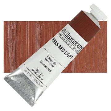 Williamsburg Handmade Oil Paint - Mars Red Light, 37 ml tube | BLICK ...