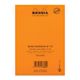 Rhodia Top-Stapled Notepad - Orange, Ruled, 4" x 6" | BLICK Art Materials