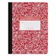 Roaring Spring Composition Notebook - 9-3/4" x 7-1/2", Ruled, Red ...