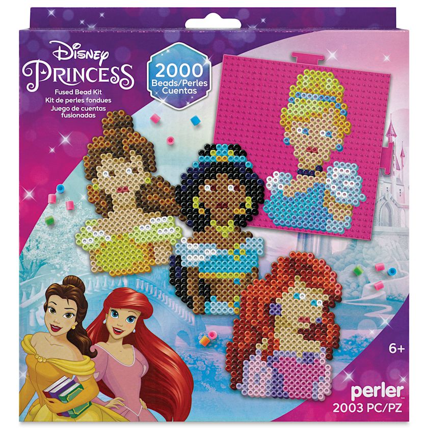 Perler Disney Princesses Fused Bead Kits | BLICK Art Materials