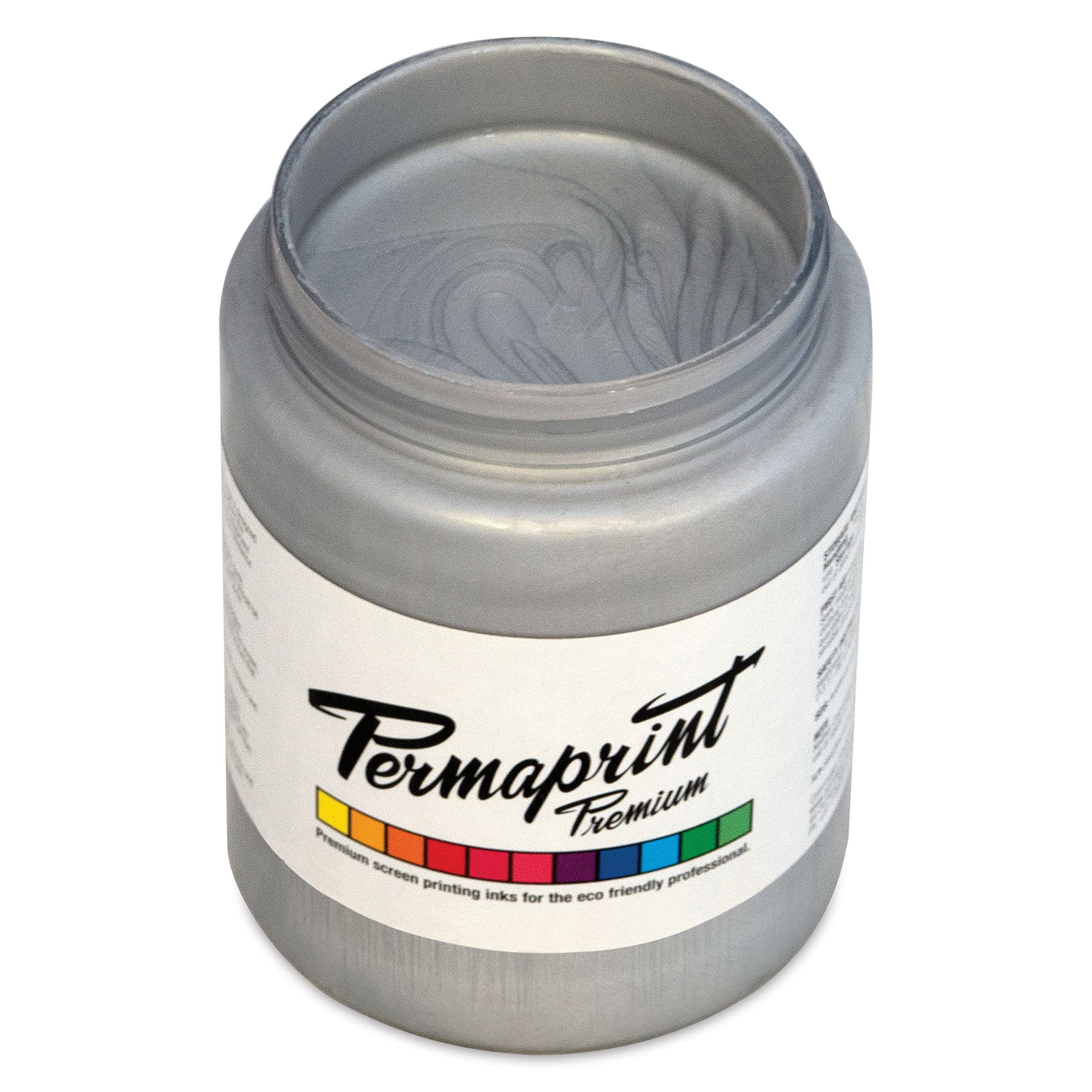 Permaprint Premium Screen Ink - Pearl Silver, 300 ml | BLICK Art Materials