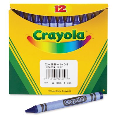 Crayola Crayons - Box of 12, Blue | BLICK Art Materials