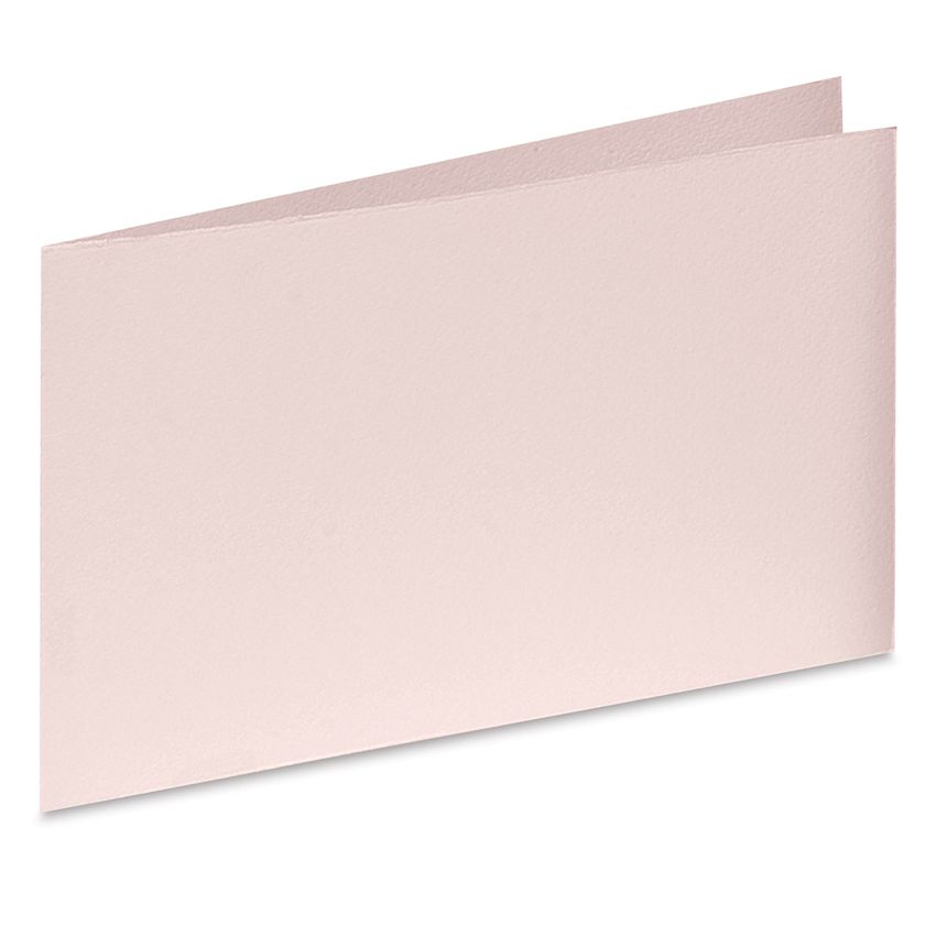 Arturo Horizontal Folded Card - 4-1/2" x 13-3/4", Pale Pink, Medium ...