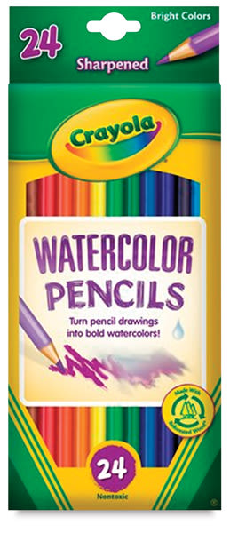 Crayola Watercolor Pencil Set - Assorted Colors, Set of 24 | BLICK Art ...