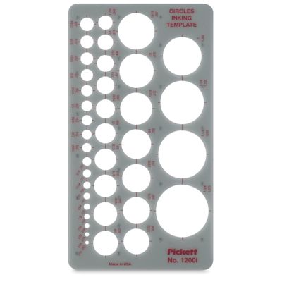 Chartpak Pickett Template - 1200i Circles | BLICK Art Materials