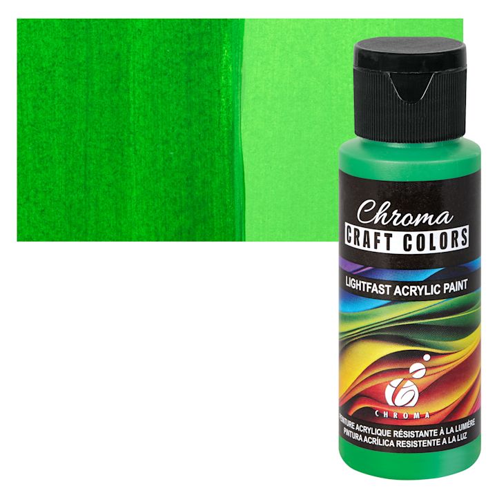 Chroma Craft Colors Acrylic Paint - Four-Leaf Clover, 2 oz | BLICK Art ...