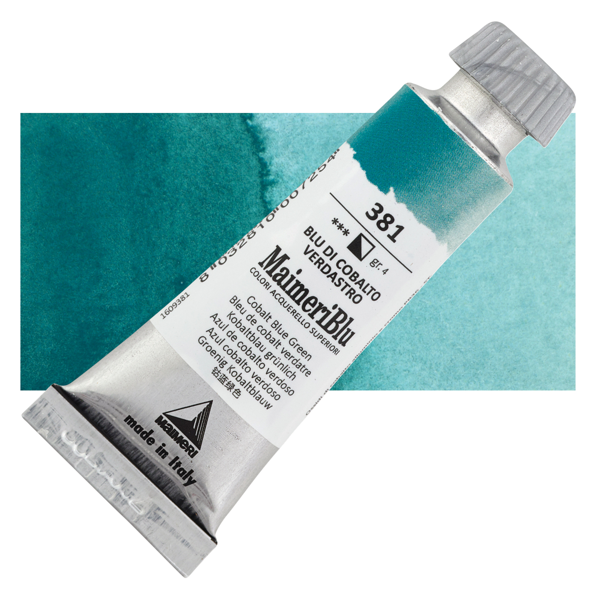 Maimeri Blu Artist Watercolor - Cobalt Blue Green, 12 ml Tube | BLICK ...