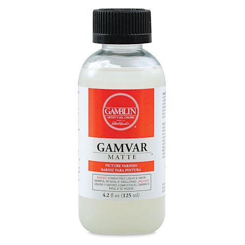 Gamblin Gamvar Matte Varnish - 4.2 oz bottle | BLICK Art Materials