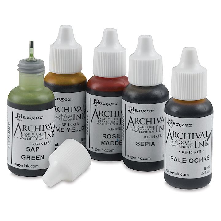 Ranger Archival Ink Re-Inkers | BLICK Art Materials