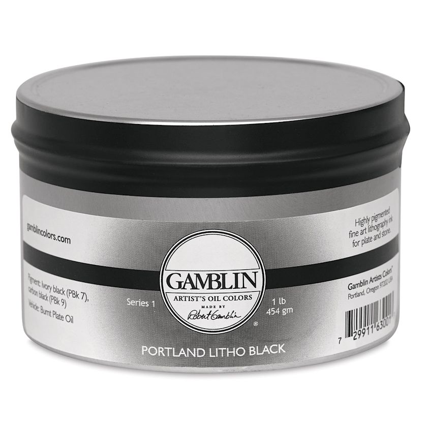 Gamblin Portland Litho Black Lithography Ink | BLICK Art Materials