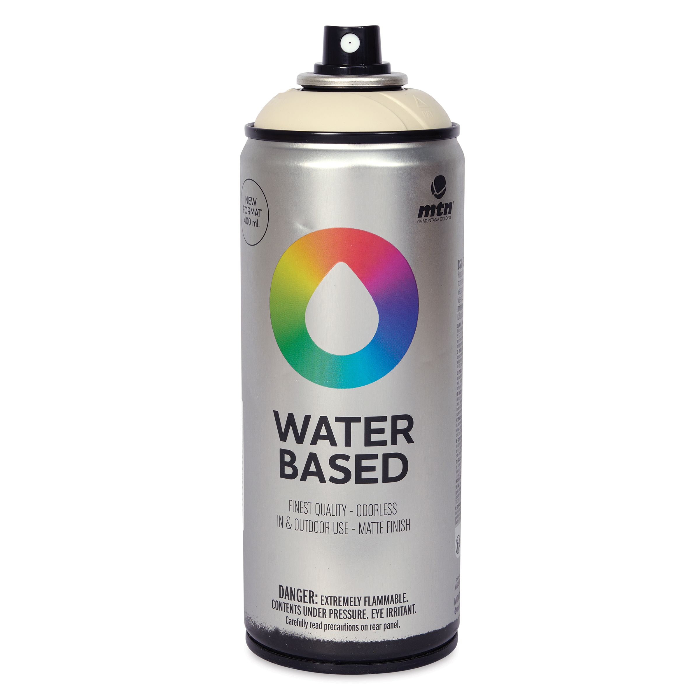 MTN Water Based Spray Paint - Bone White, 400 ml Can | BLICK Art Materials
