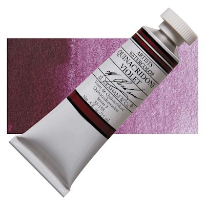 M. Graham Artists' Watercolor - Quinacridone Violet, 15 ml Tube | BLICK ...