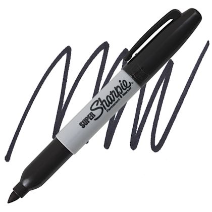 Sharpie Super Sharpie Marker - Black | BLICK Art Materials