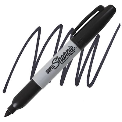 Sharpie Super Sharpie Marker - Black | BLICK Art Materials
